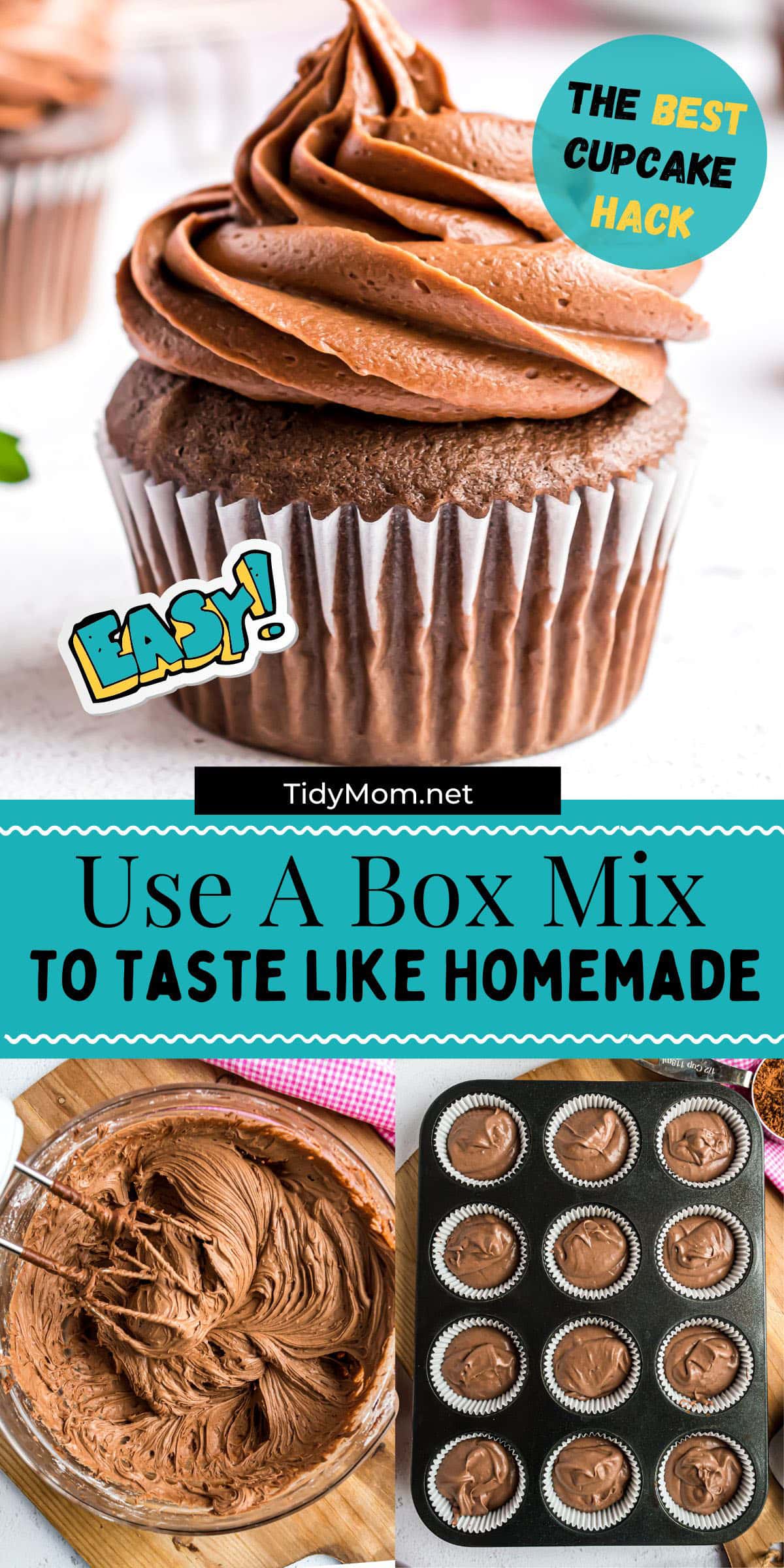 Perfect Cupcake Recipe using a mix
