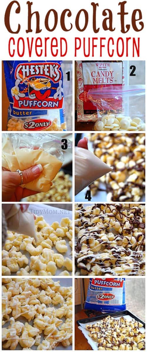How to make chocolate puffcorn