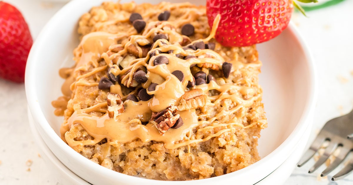 Baked Peanut Butter Oatmeal