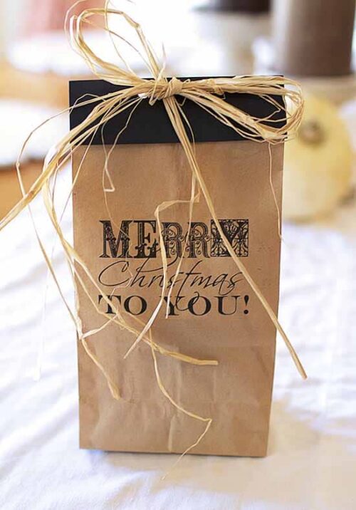 Free Printable Holiday Bags