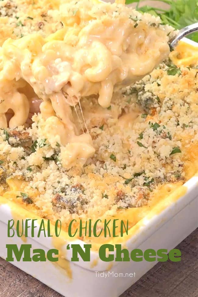 Buffalo Chicken Marcaroni and Cheese