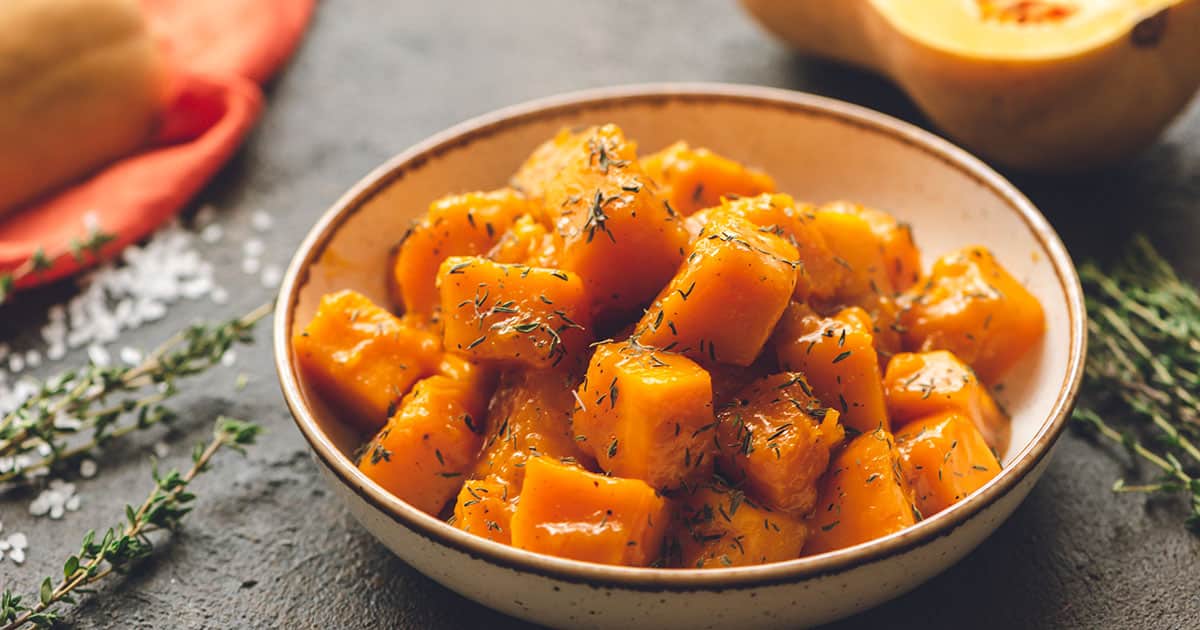 Maple Braised Butternut Squash