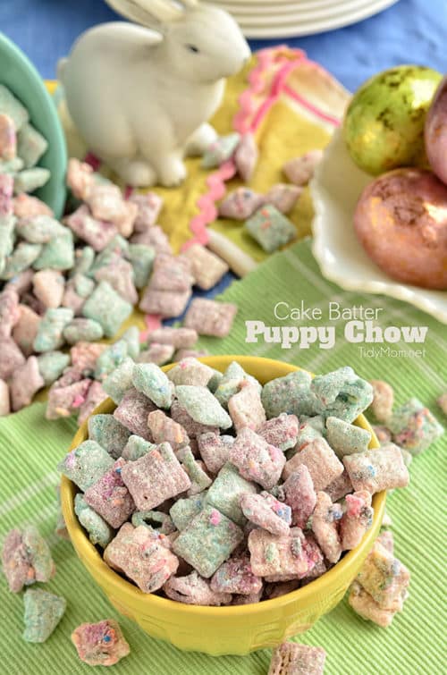 Cake Batter Puppy Chow Recipe