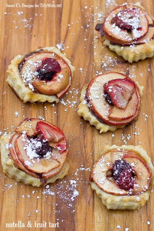 Nutella and Fruit Tarts