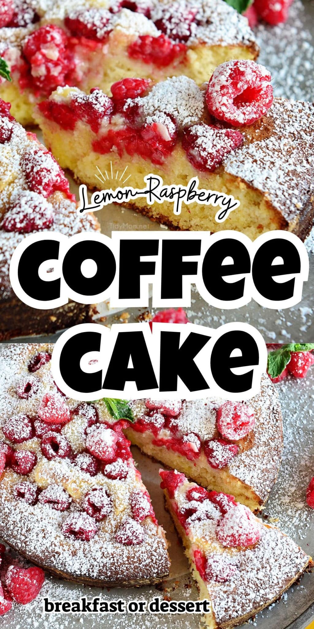 Lemon Raspberry Coffee Cake