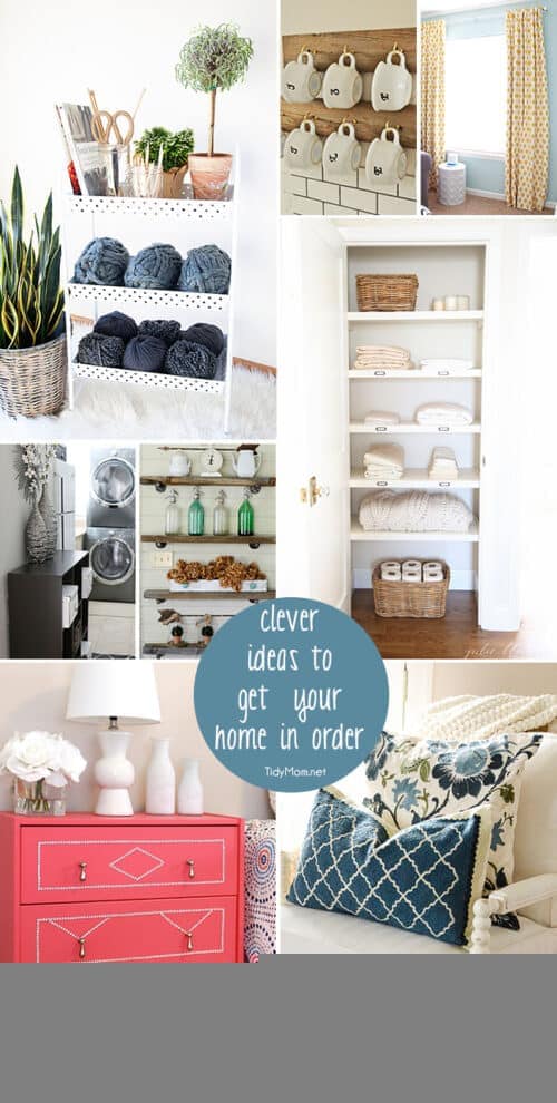 Brilliant Ideas for Organizing Your Home - TidyMom®