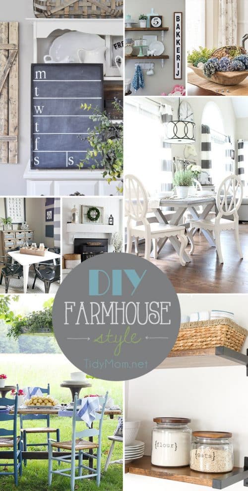 Diy Farmhouse Style You Re Going To Love Tidymom