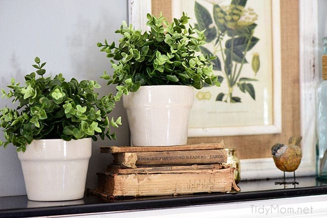 Transition to Spring Family Room Decor - TidyMom®