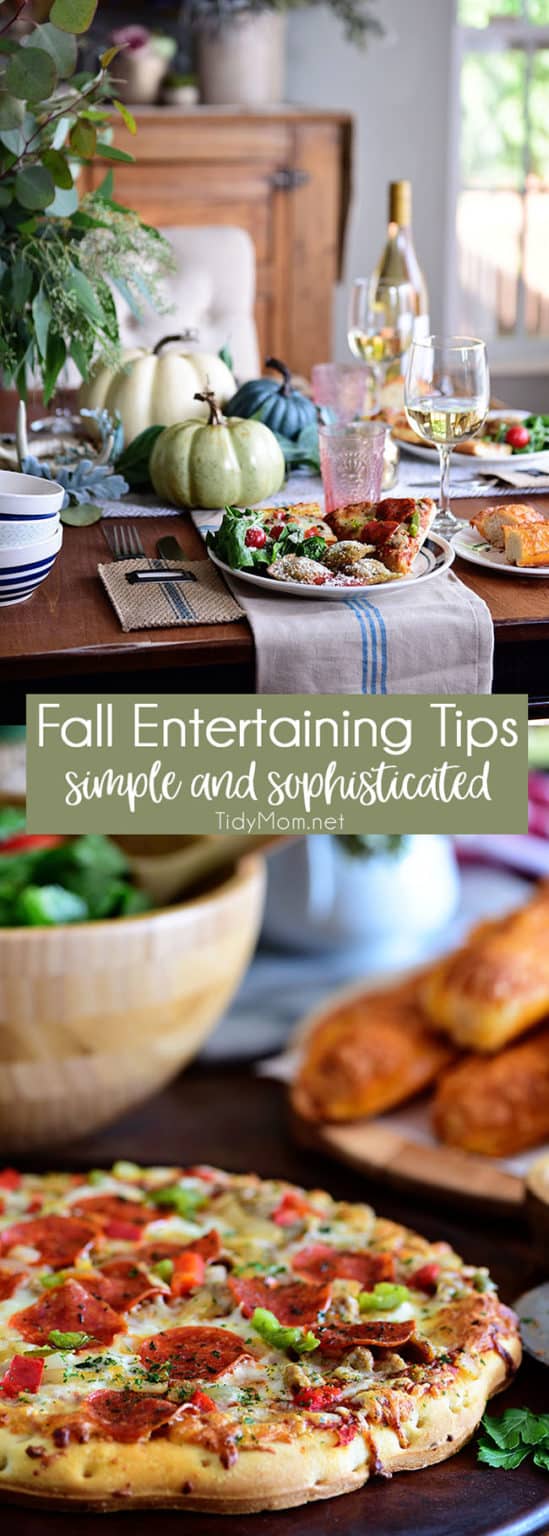 Fall Entertaining Simple and Elegant - TidyMom®