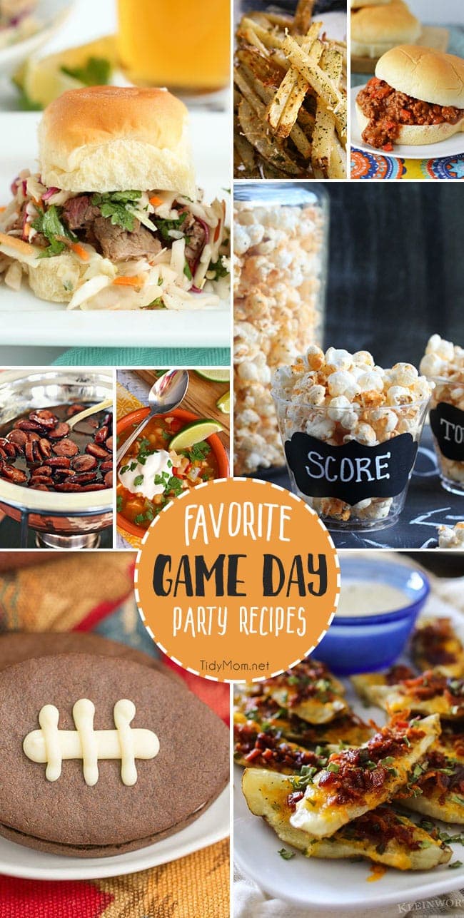 Favorite Gameday Party Recipes - TidyMom®