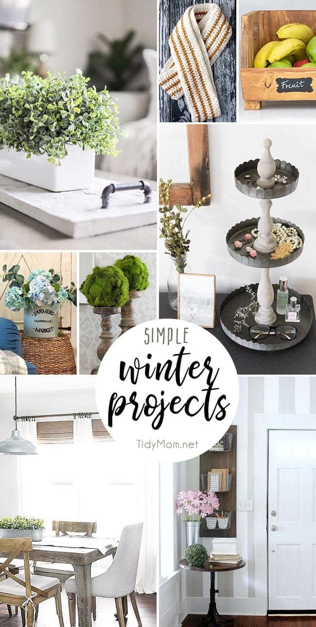 Simple Winter Projects to break out of the doldrums - TidyMom®