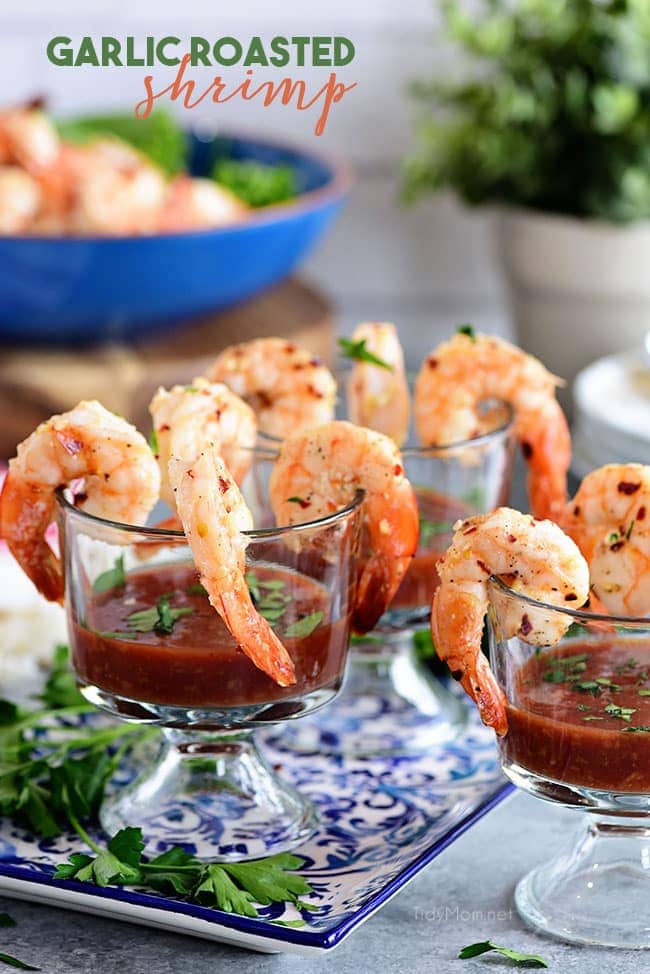 Garlic Roasted Shrimp {VIDEO} - TidyMom®
