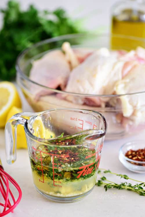 Lemon Herb Grilled Chicken Marinade - TidyMom®
