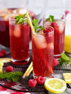 Raspberry Hard Iced Tea Cocktail - TidyMom®