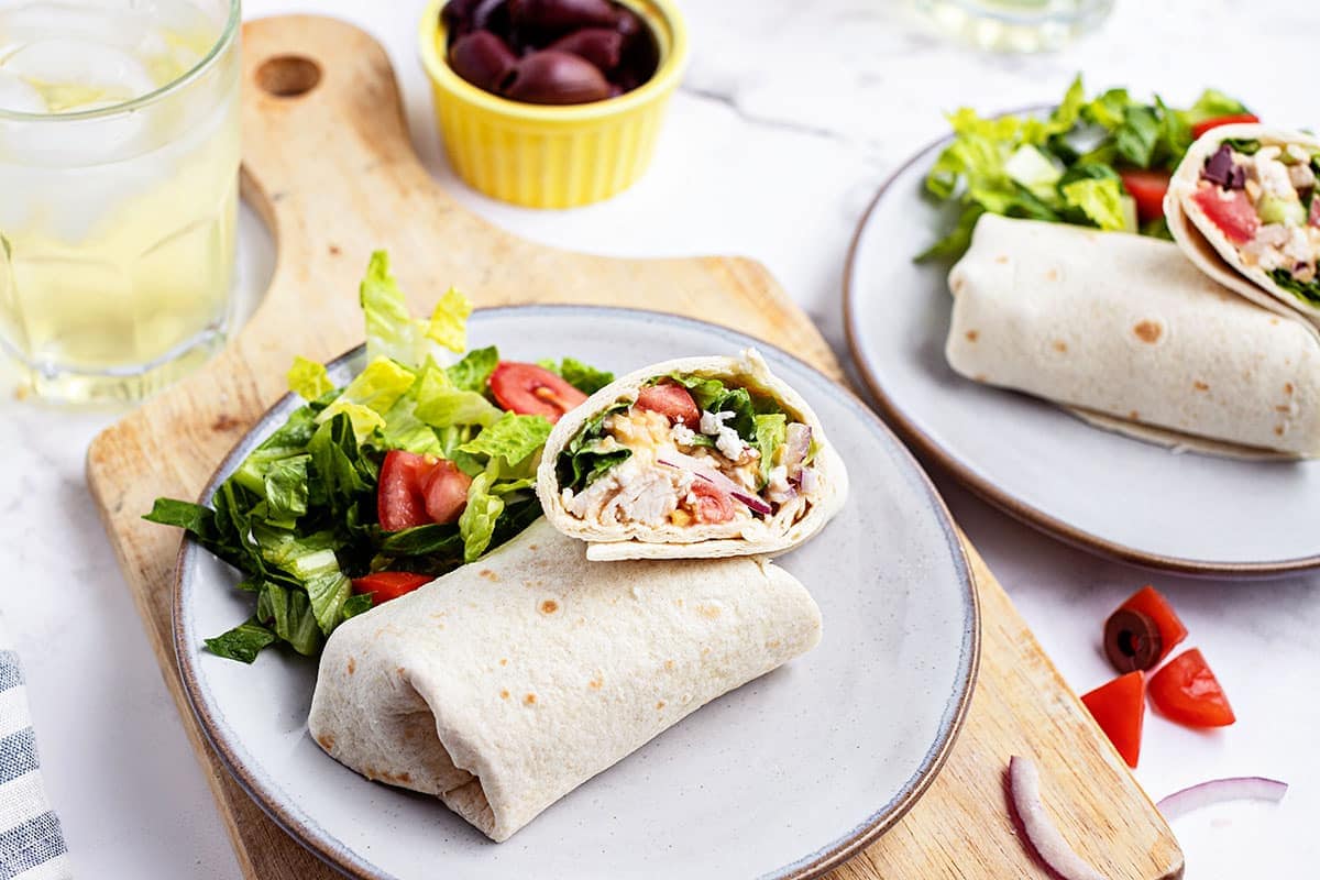 Greek Chicken Wrap