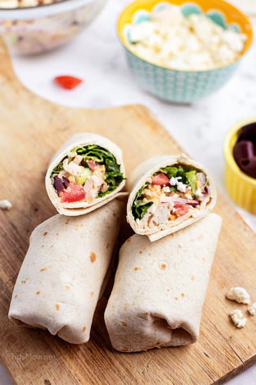 Greek Chicken Wrap