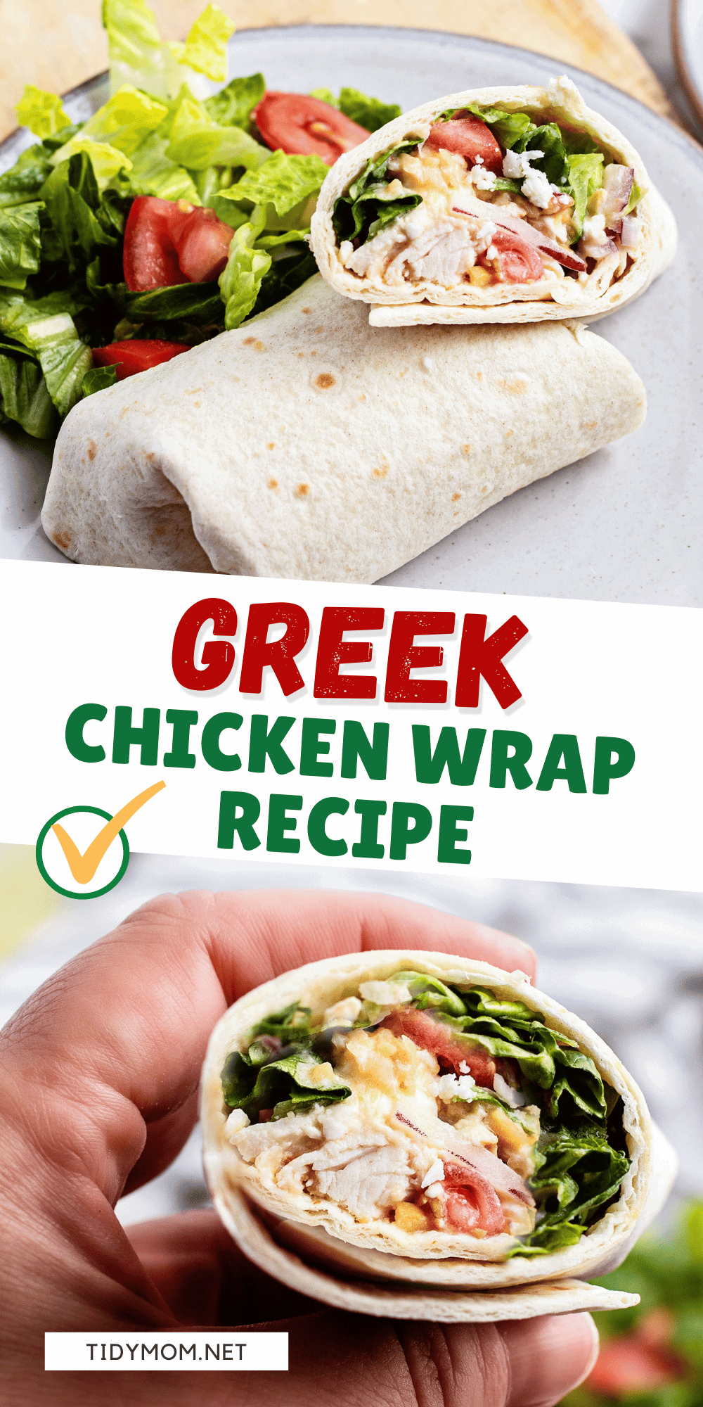 Greek Chicken Wrap