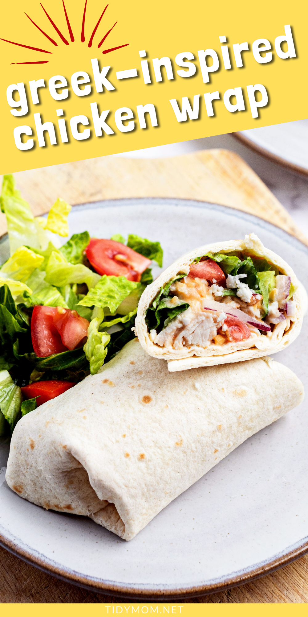 Greek Chicken Wrap