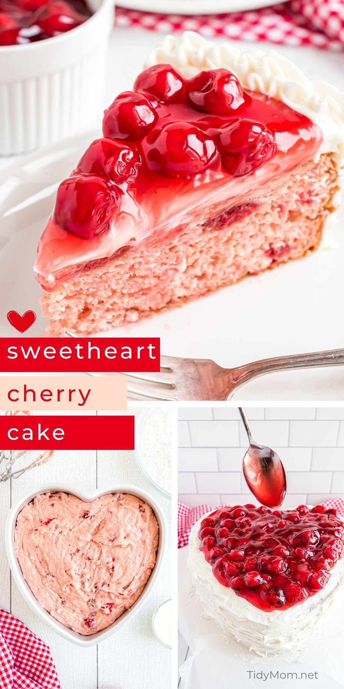 Sweetheart Cherry Cake