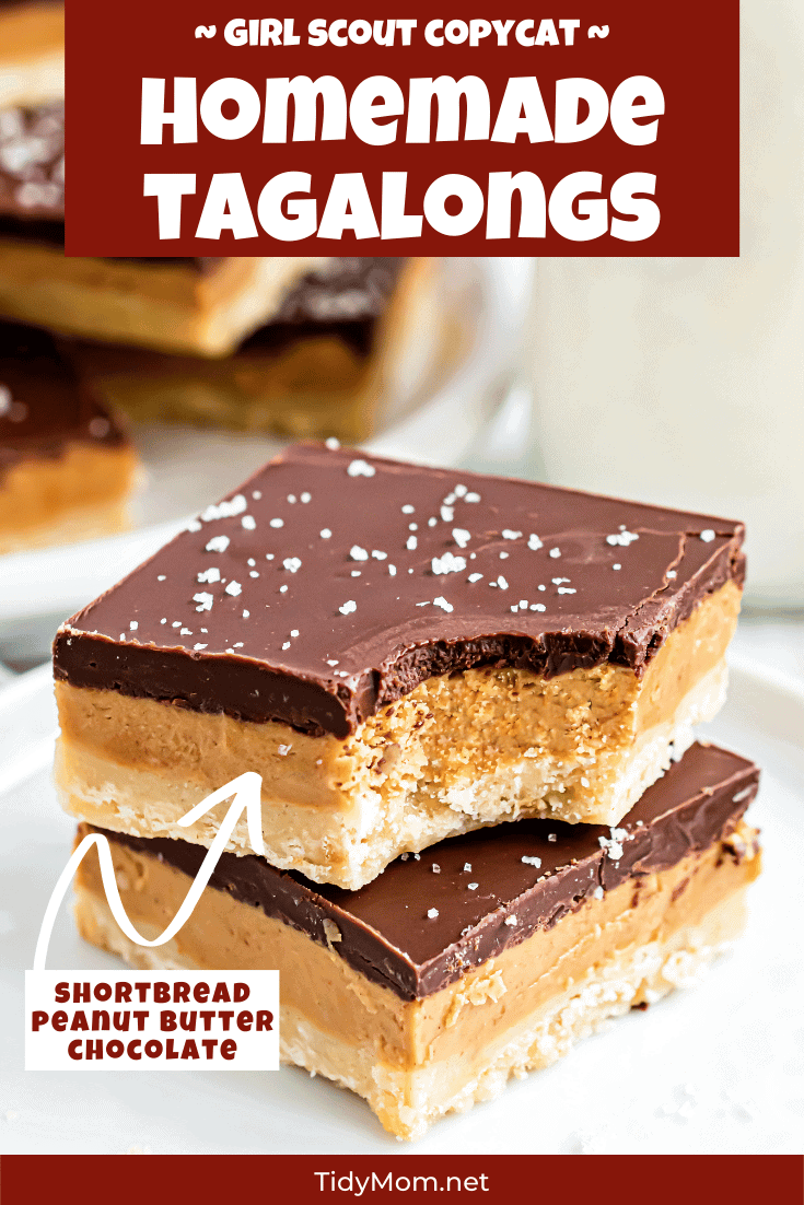 How To Make Homemade Tagalong Bars - TidyMom®