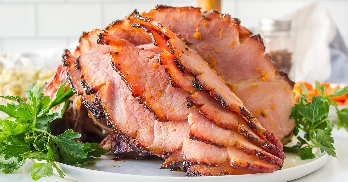 Honey Glazed Ham With Apricot - TidyMom®