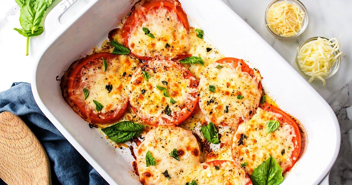 Cheesy Roasted Tomatoes Recipe
