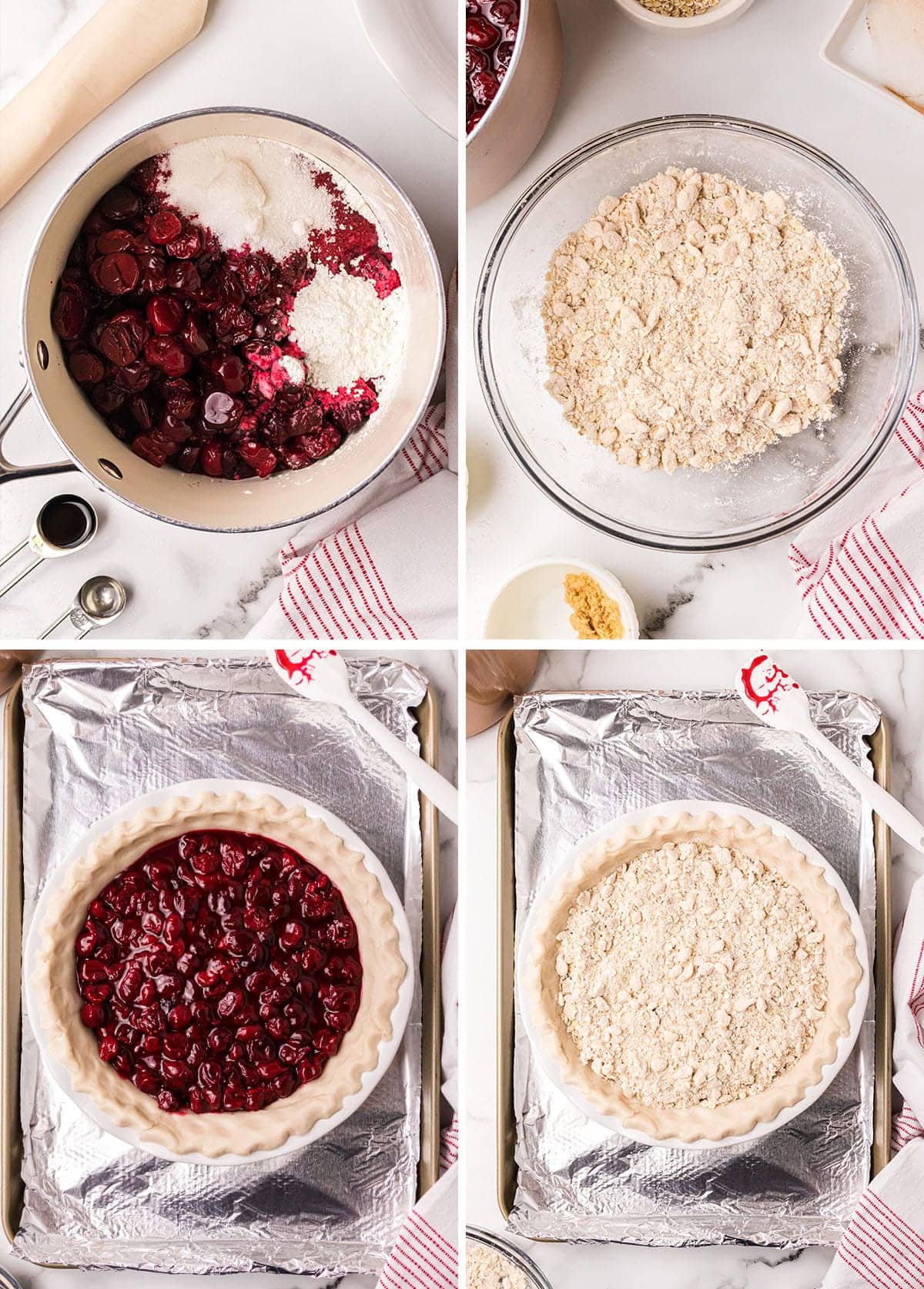 Cherry Crumb Pie (with frozen tart cherries) - TidyMom®