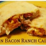Chicken Bacon Ranch Calzones - TidyMom®
