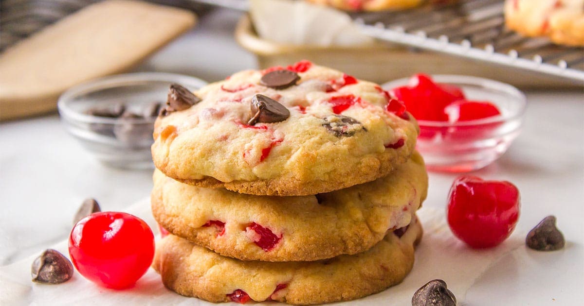 Cherry Garcia Chocolate Chip Drop Cookies - TidyMom®