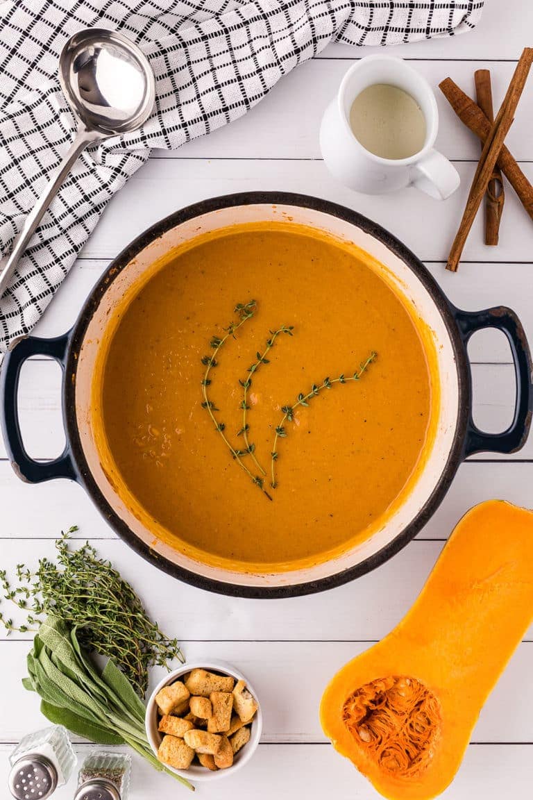 Easy Butternut Squash Soup (Stovetop) - TidyMom®