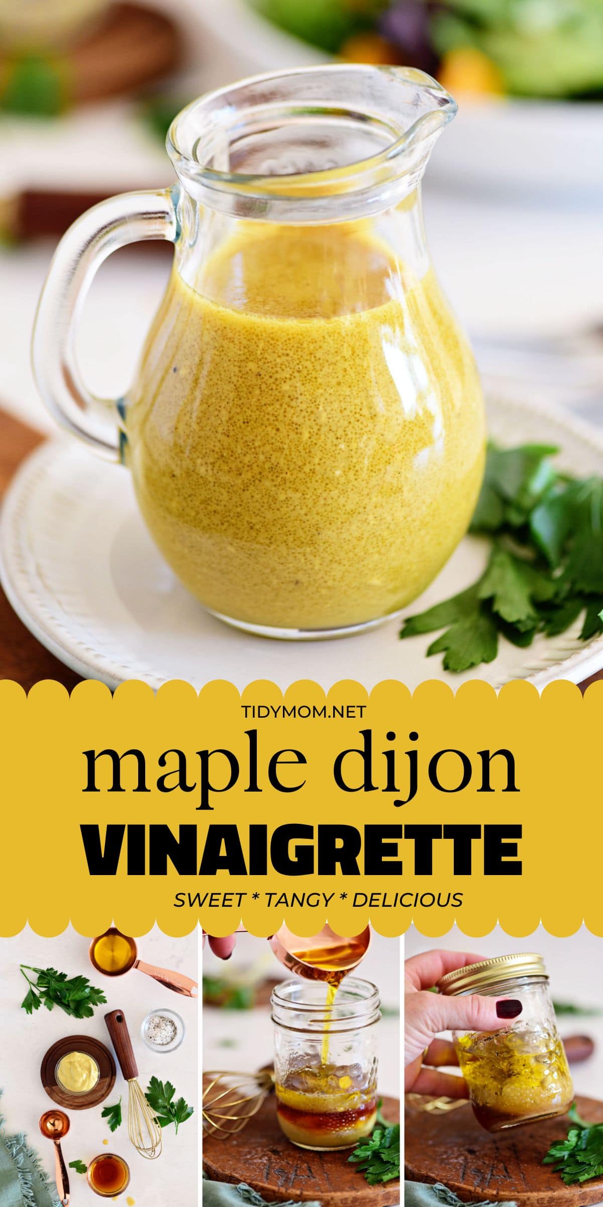 Dijon Mustard Dressing With Maple Syrup - TidyMom®
