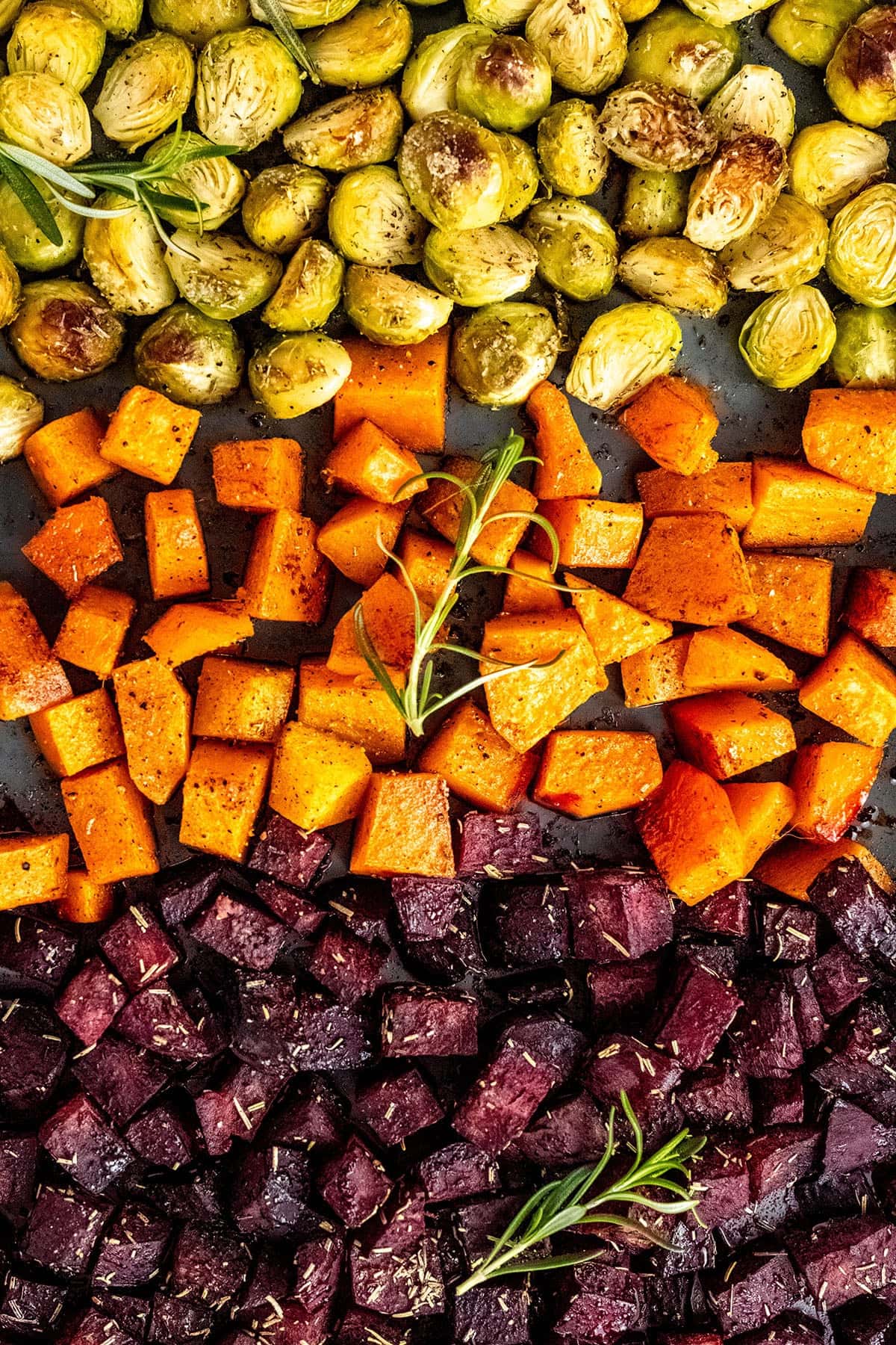Roasted Fall Vegetables with Brussels Sprouts - TidyMom®