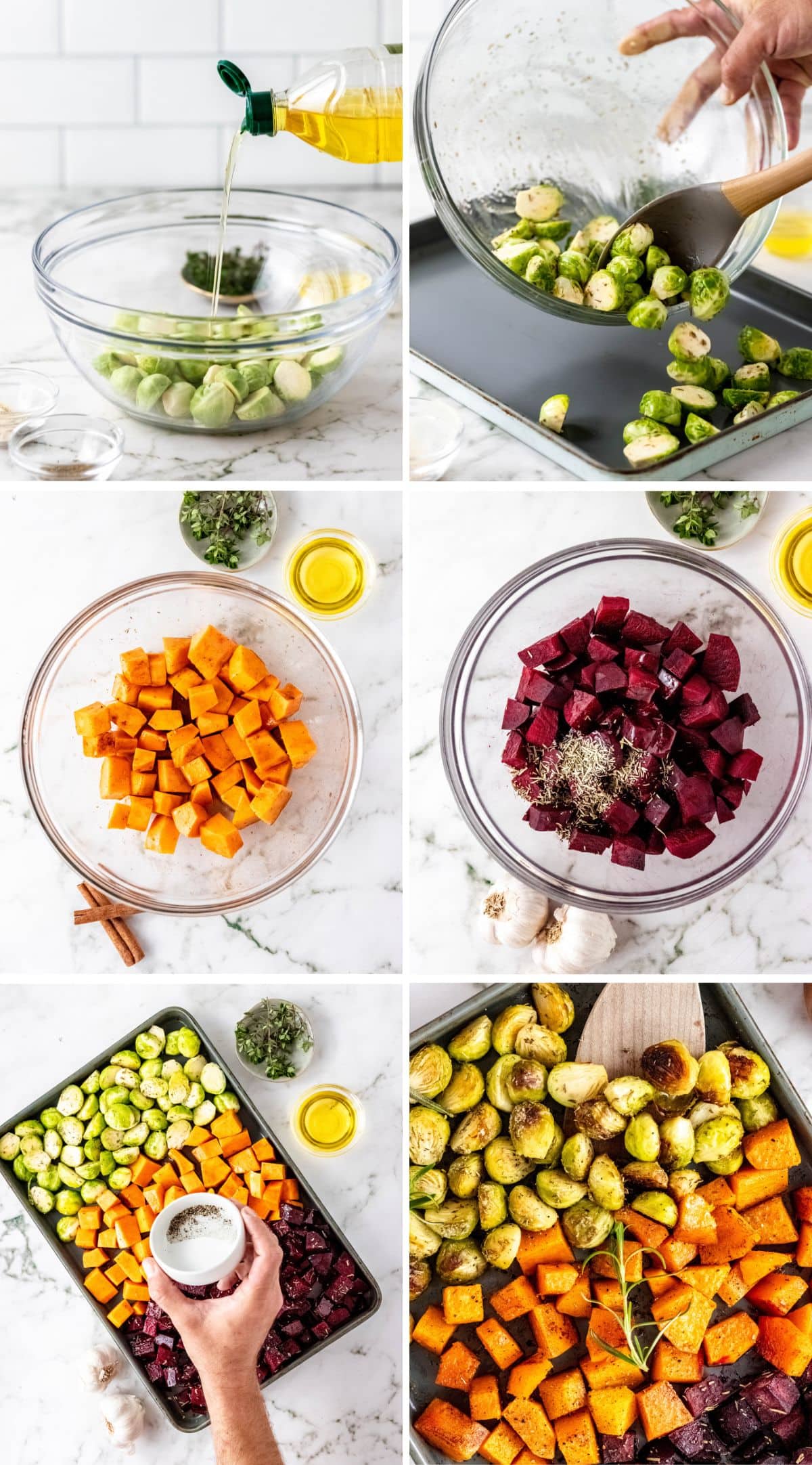 Roasted Fall Vegetables with Brussels Sprouts - TidyMom®