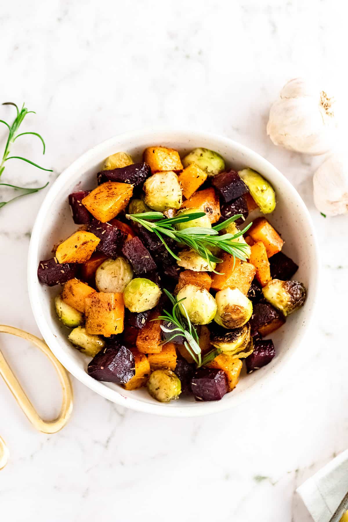 Roasted Fall Vegetables with Brussels Sprouts - TidyMom®