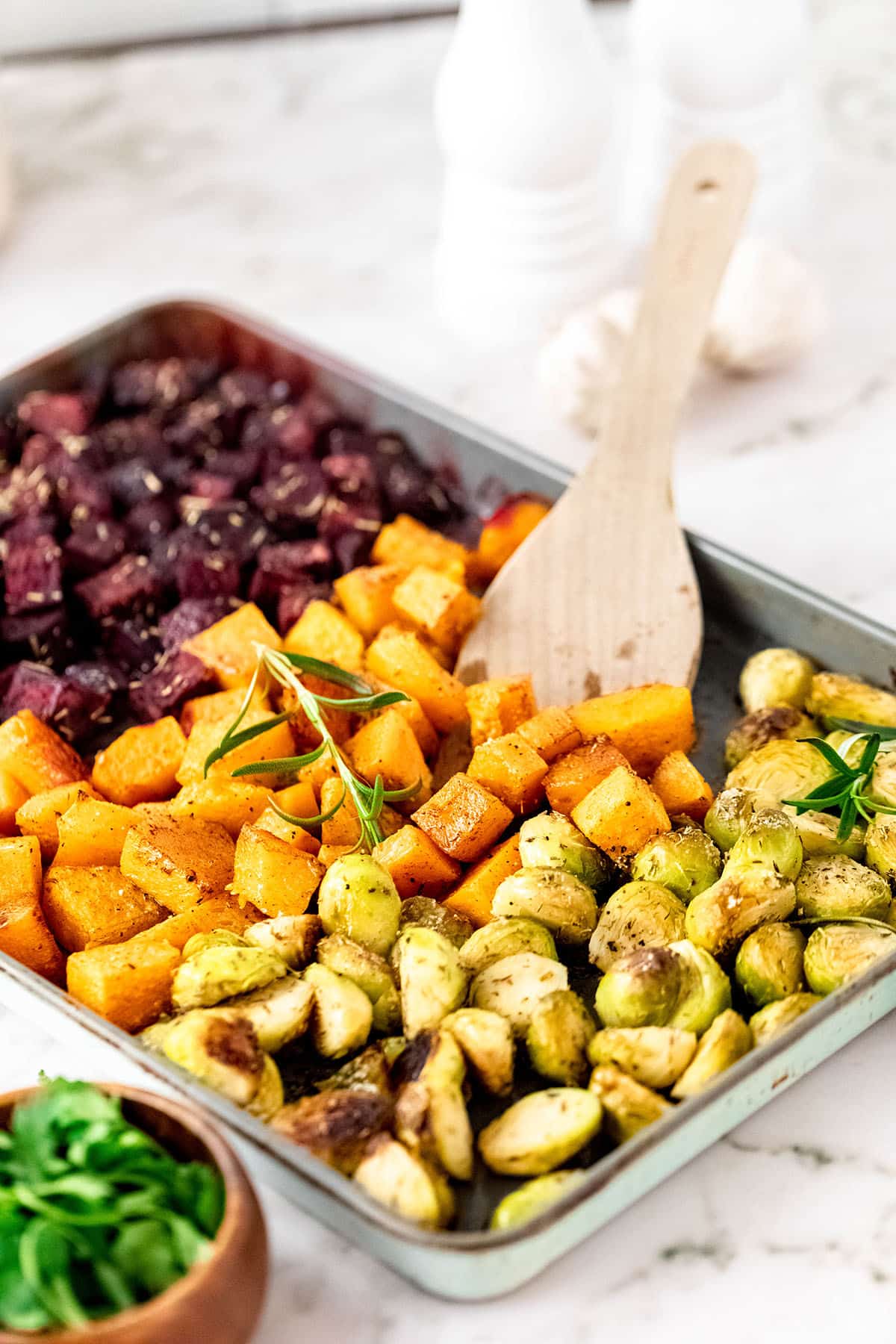 Roasted Fall Vegetables with Brussels Sprouts - TidyMom®