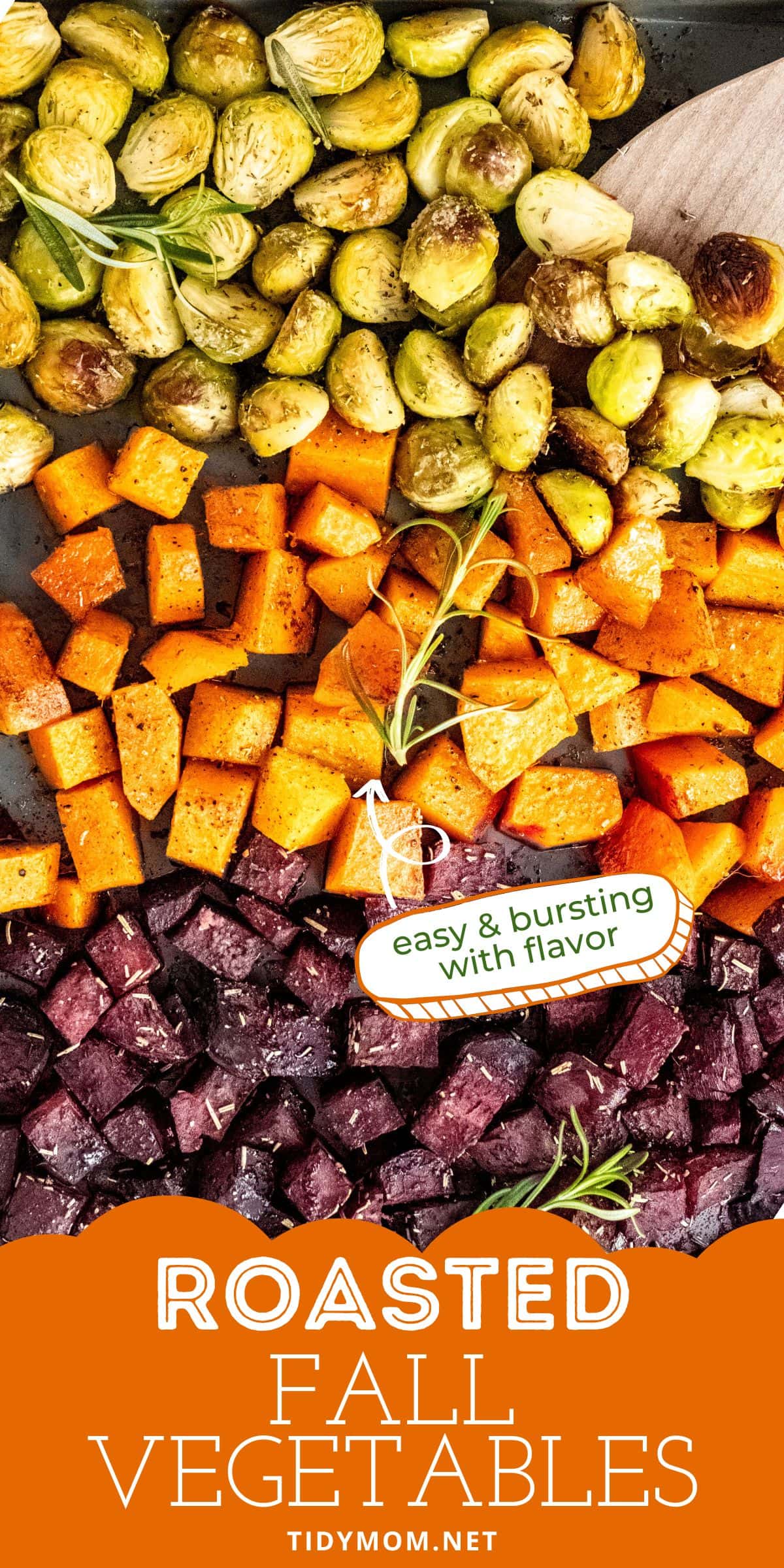 Roasted Fall Vegetables with Brussels Sprouts - TidyMom®