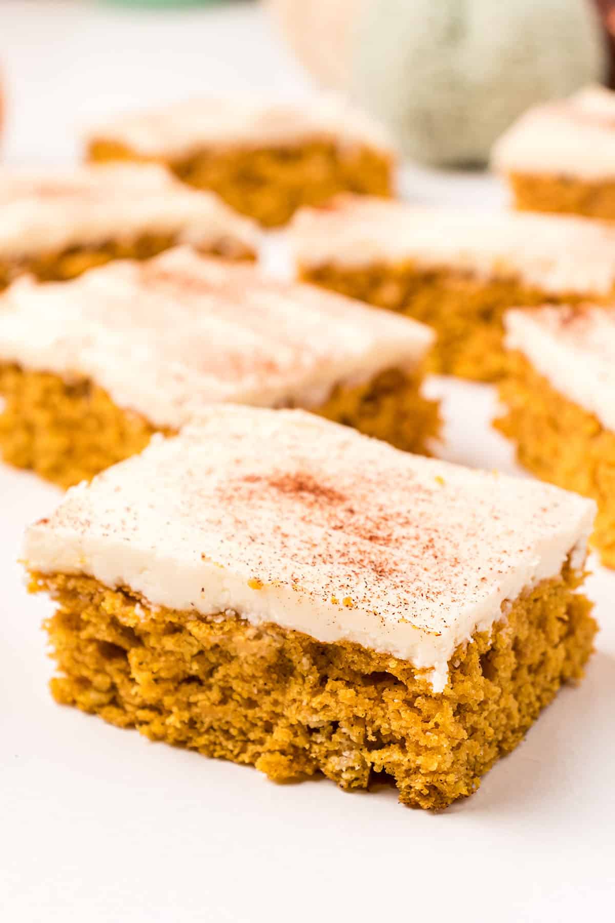 Spiced Pumpkin Bars With Browned Butter Frosting - TidyMom®