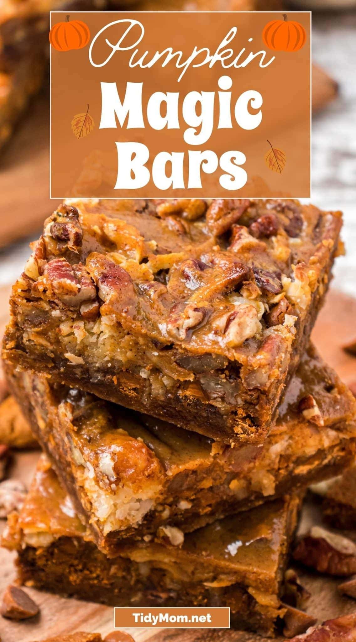 Pumpkin Magic Bars - 7 Layer Bar Recipe - TidyMom®