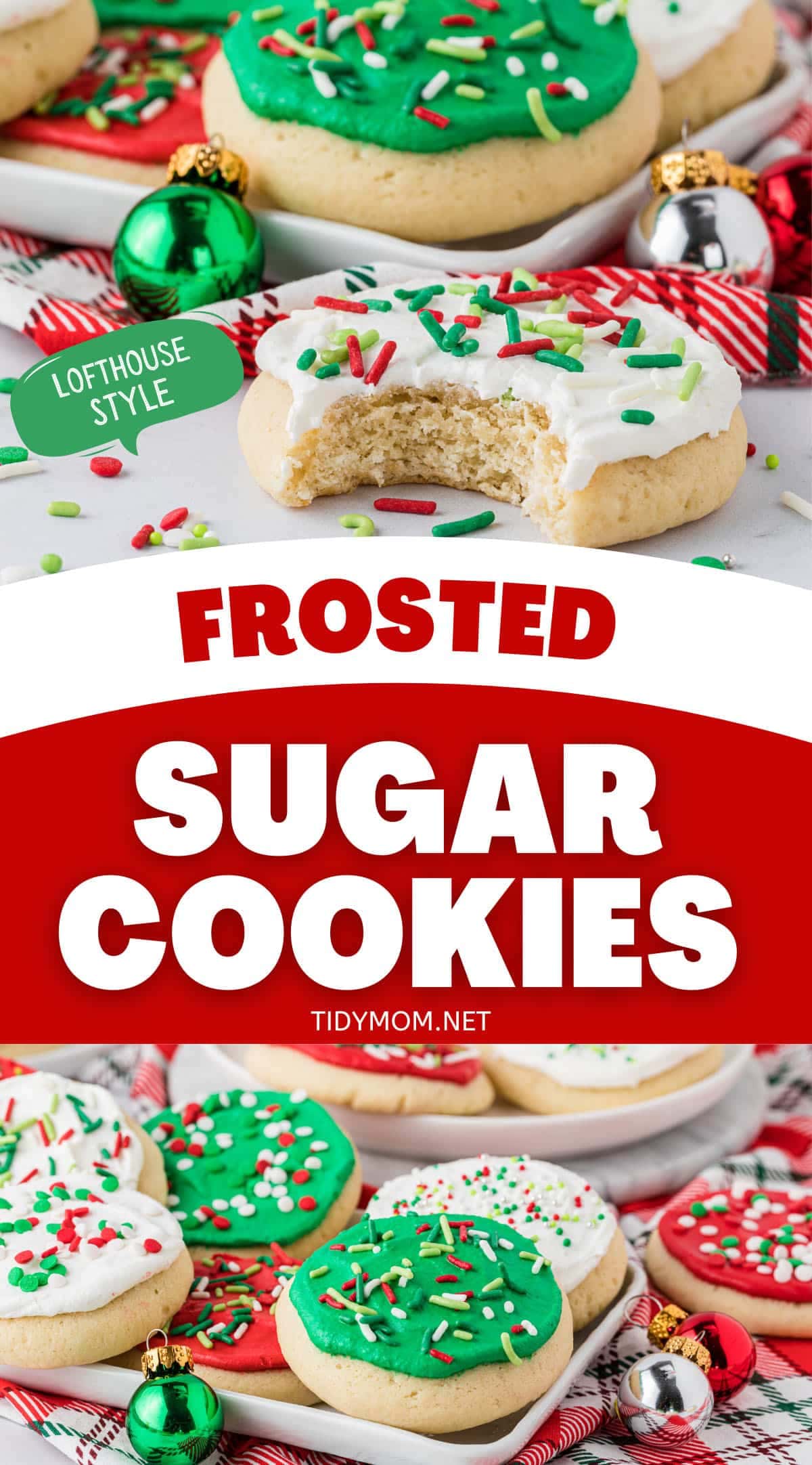 Frosted Sugar Cookies Recipe (Lofthouse Style) - TidyMom®