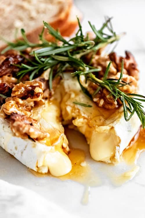 Honey And Walnut Baked Brie Appetizer Recipe - TidyMom®