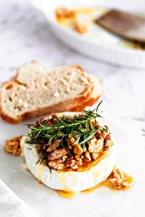 Honey And Walnut Baked Brie Appetizer Recipe - TidyMom®