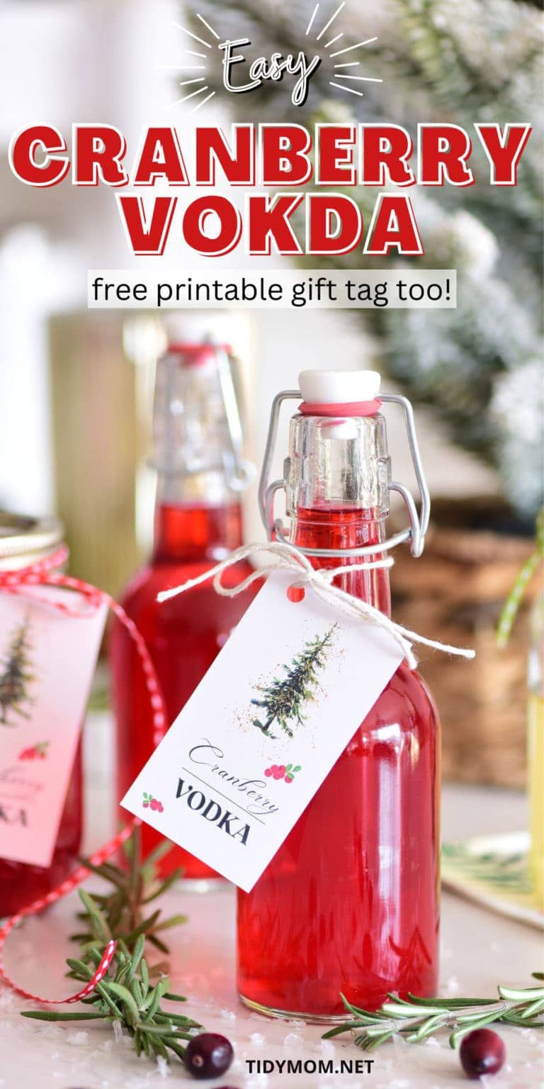 Cranberry Vodka Infusion (Homemade Flavored Vodka Gifts) - TidyMom®
