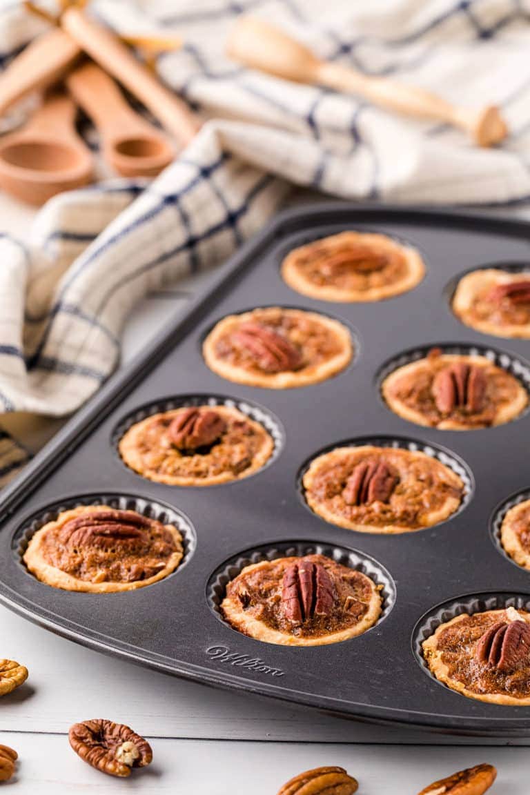Pecan Tassies (Mini Pecan Pie Bites) - TidyMom®