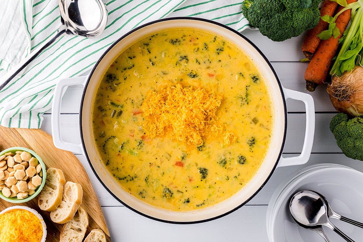 Broccoli Cheddar Soup (Panara Copycat Recipe) - TidyMom®