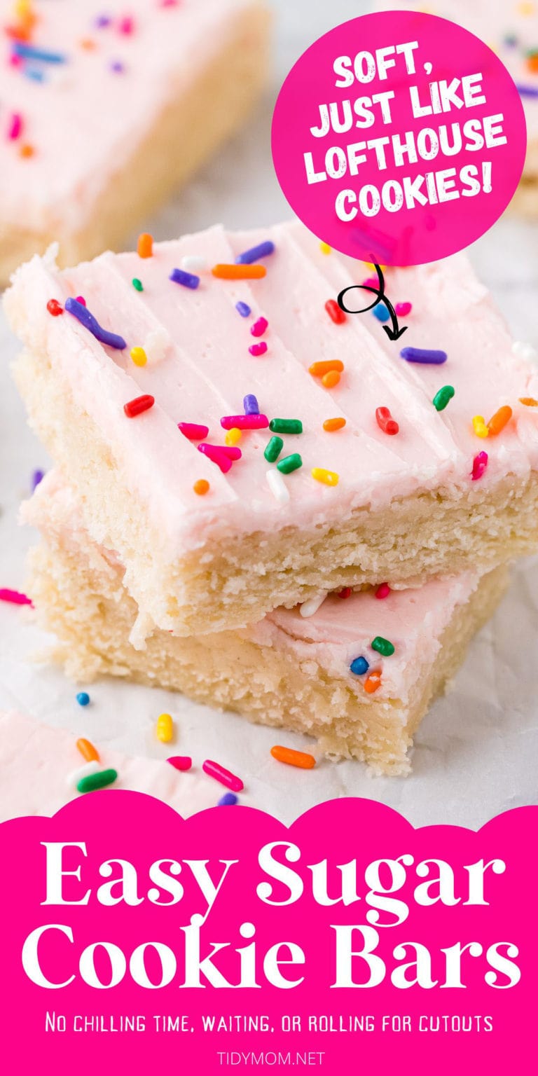 Easy Sugar Cookie Bars Recipe With Cream Cheese - TidyMom®