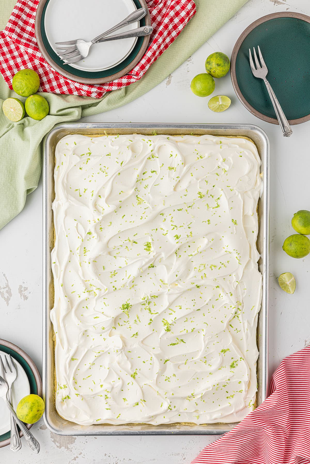 Easy Key Lime Cake-Sheet Cake Recipe With Cake Mix - TidyMom®
