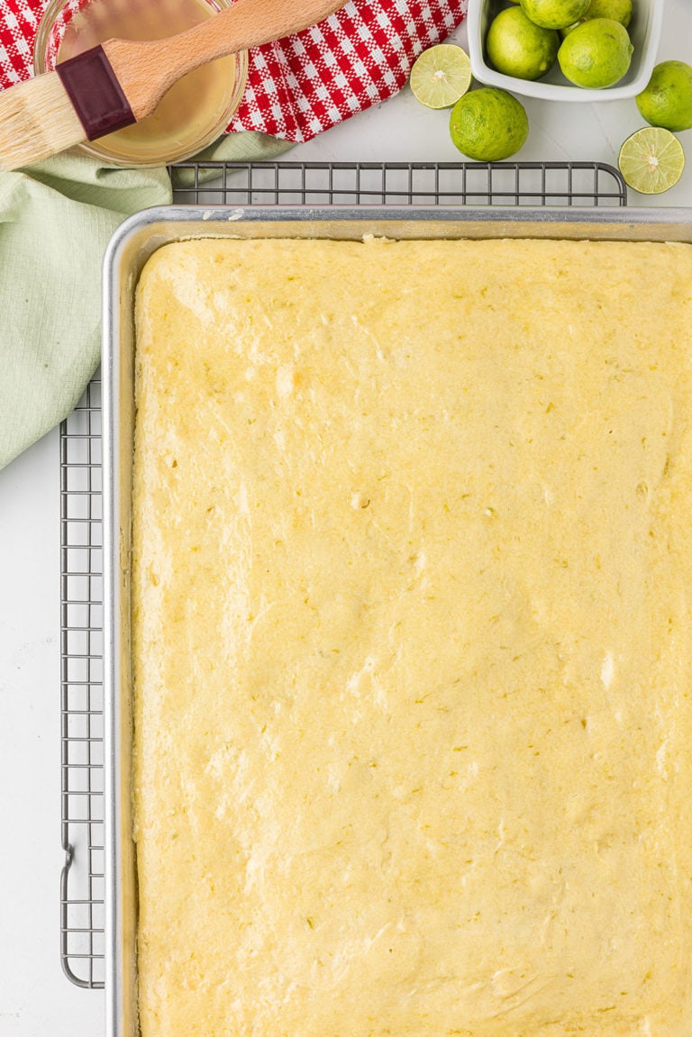Easy Key Lime Cake-Sheet Cake Recipe With Cake Mix - TidyMom®
