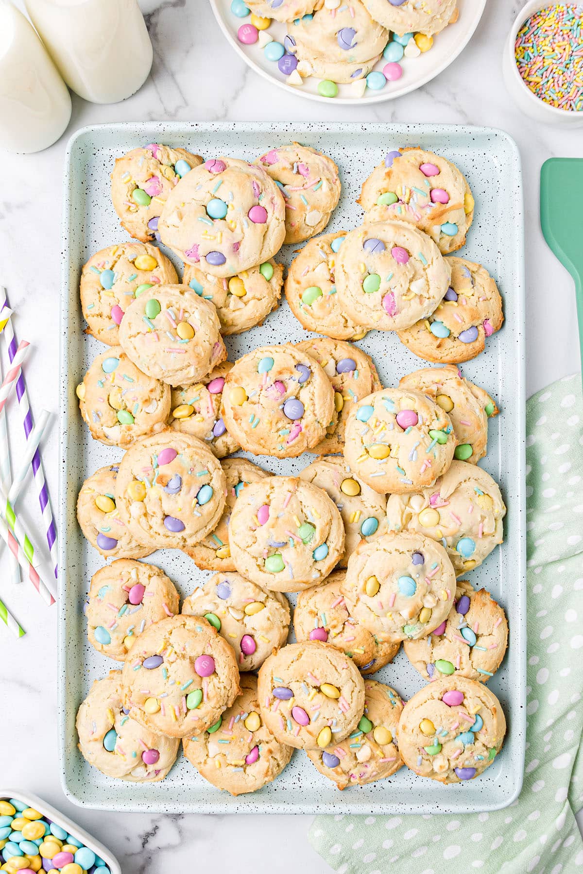 Easy Spring Cookies With Easter M&Ms - TidyMom®