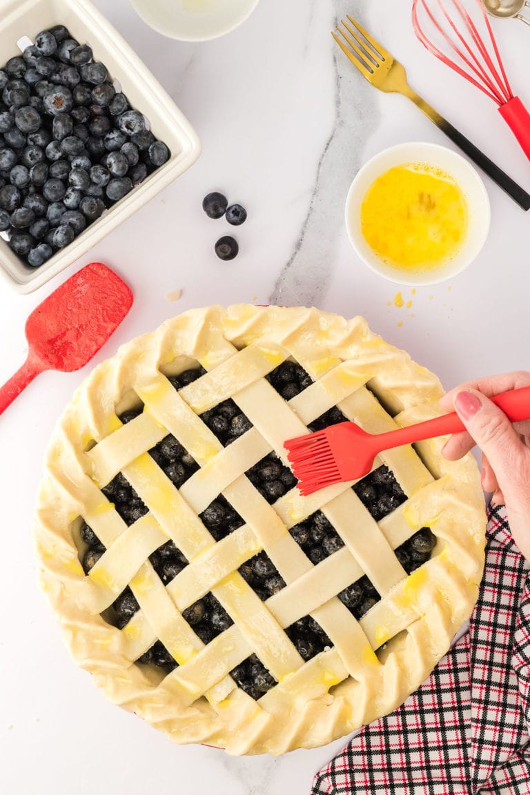 Homemade Blueberry Pie With Lattice Pie Crust - TidyMom®