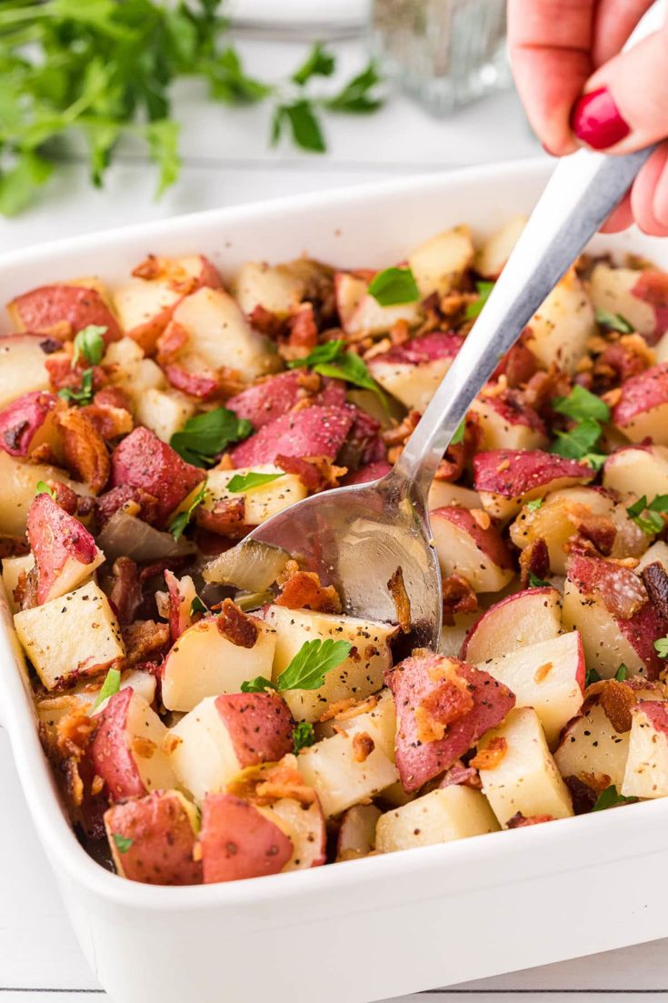 Hot German Potato Salad - Potato Casserole - TidyMom®